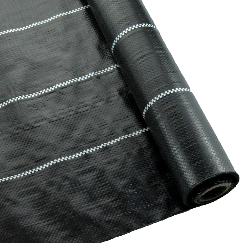 70g 80g 90g 100g Black New Material Plastic Weed Control Ground Cover ...