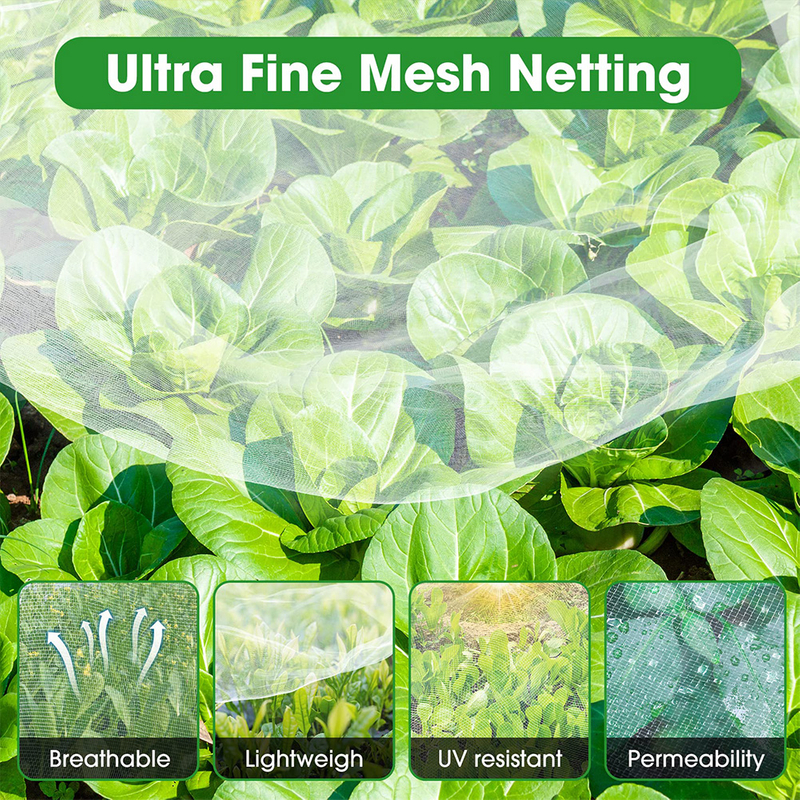 Anti Insect Netting HDPE 40 50 Mesh Transparent White from China ...